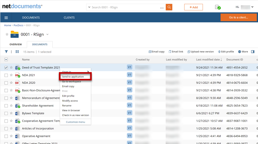 NetDocuments: User Guide – Help Center