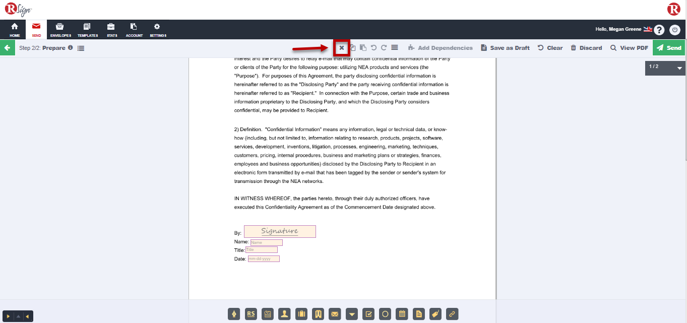 Delete Selected Controls – Help Center