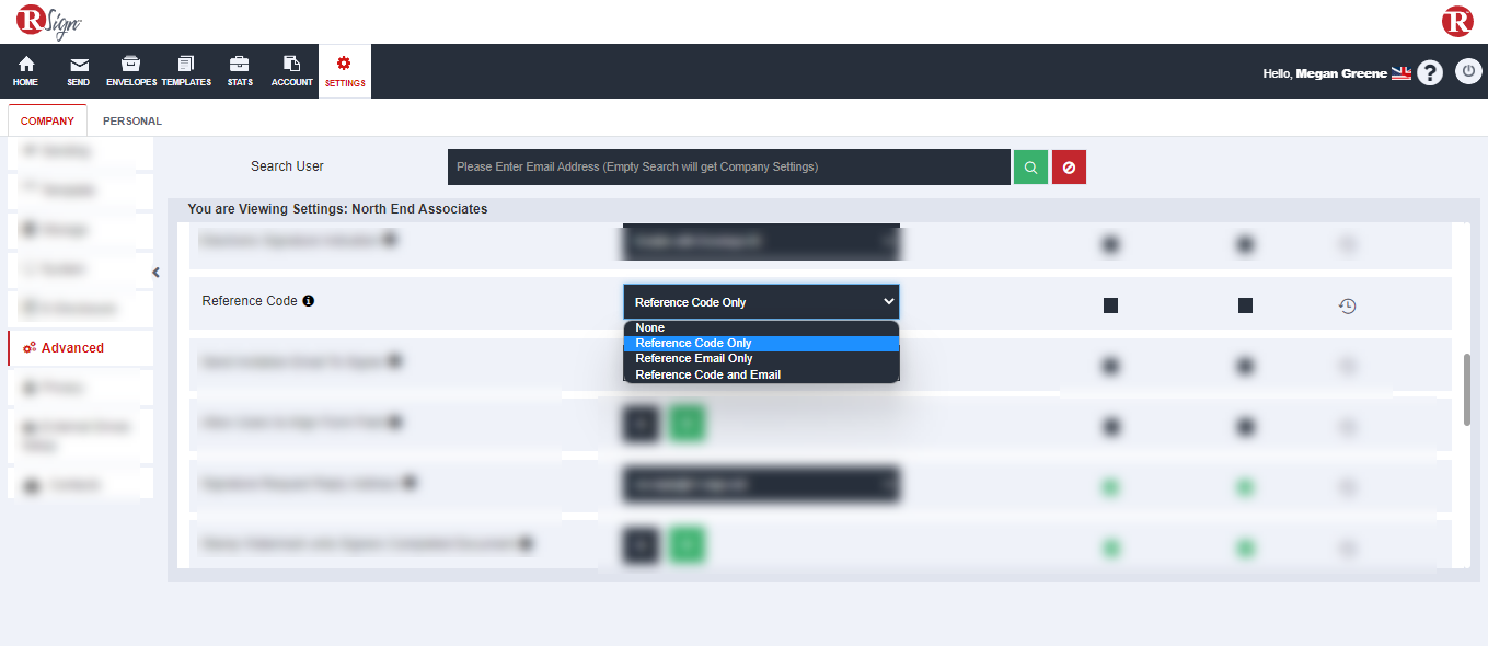 Reference Code – Help Center