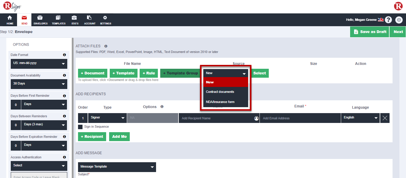 Allow Users to Create and Use Template Groups – Help Center