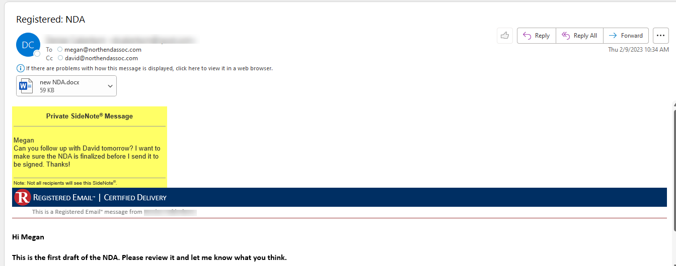 SideNote feature – Help Center