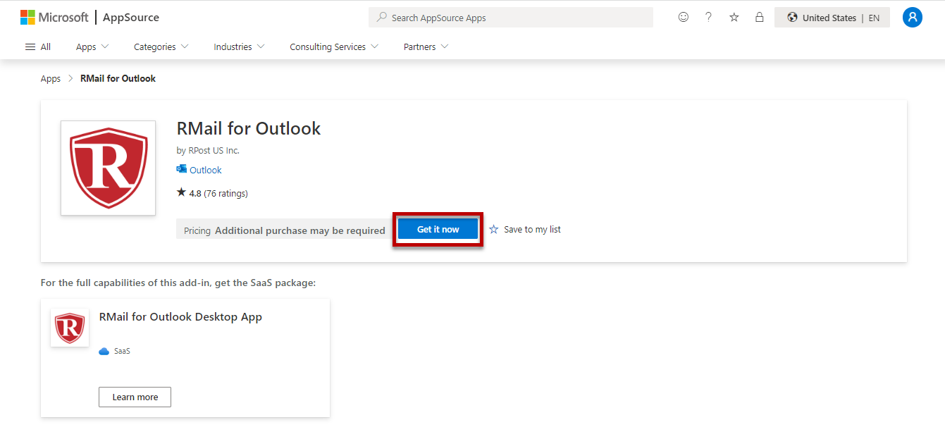 How to install RMail app for Outlook: Online – Help Center