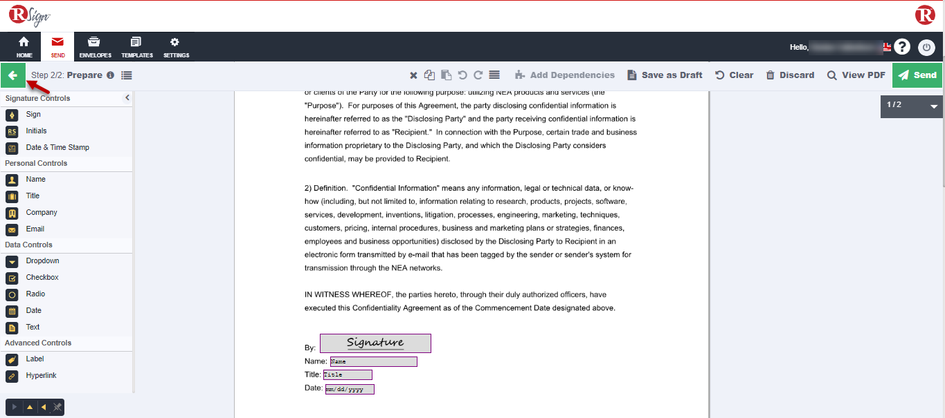 How to use the Send to RSign feature from the RMail Outlook plugin ...