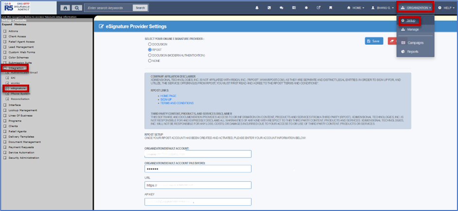 RSign® service for Nexsure: Setup Guide – Help Center