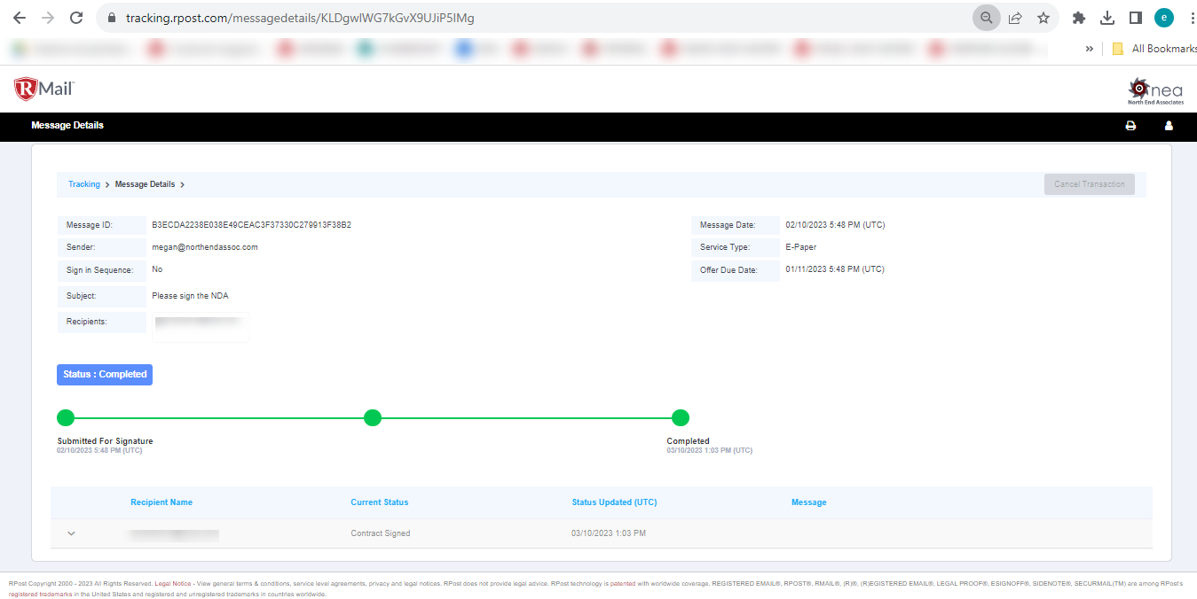 Tracking the Status of Signature Requests – Help Center