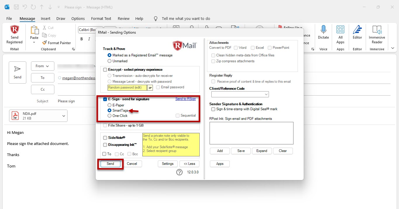 Using E-Sign: Smart Tags – Help Center