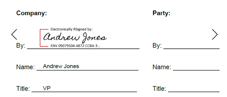 Electronic Signature Indication – Help Center
